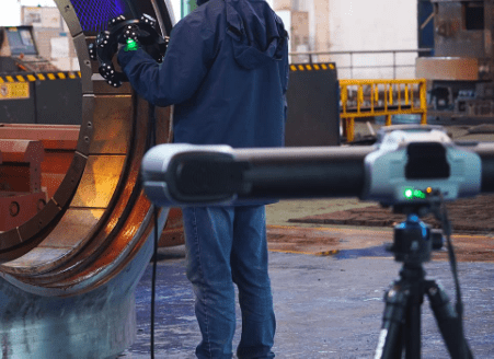 3D Scanning Hydropower Equipment With Trackscan-Sharp – T3DMC